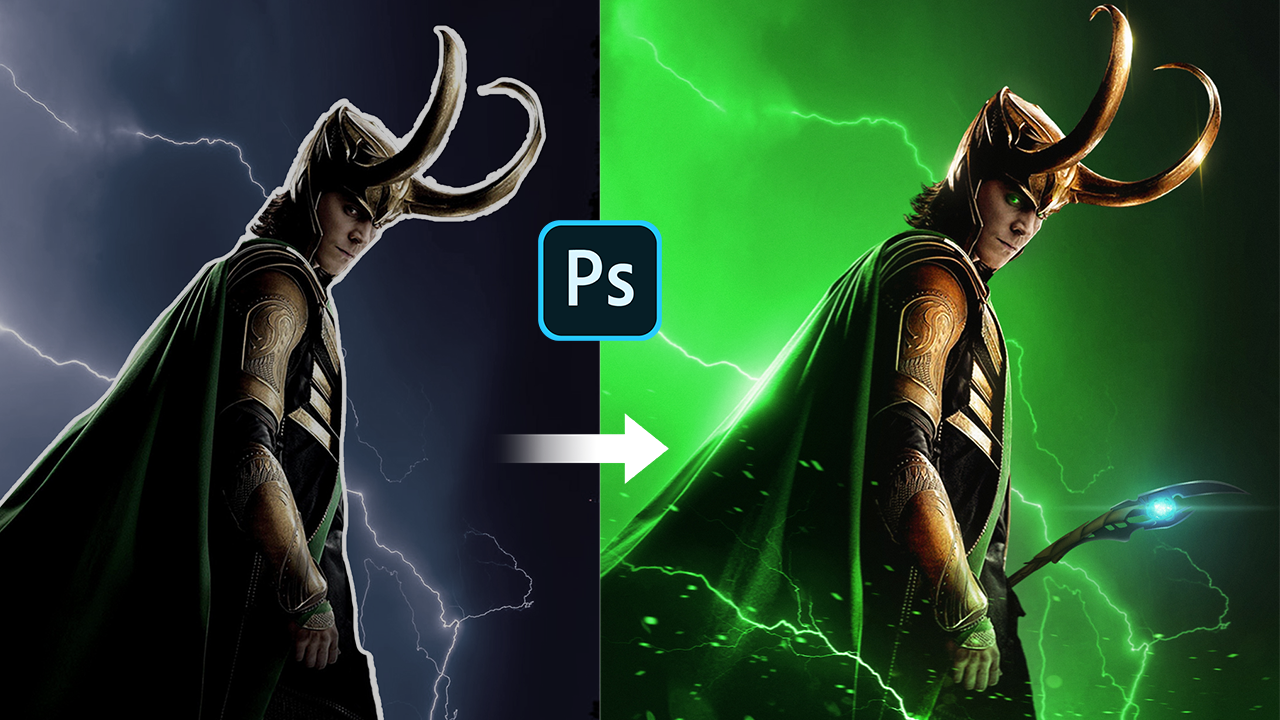 Loki Concept Art - Photo Manipulation in Photoshop Tutorial - CAMBO ...