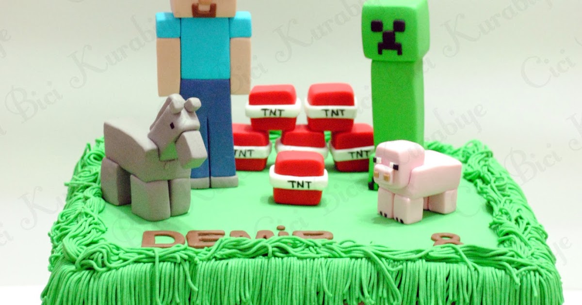 Cici Bici Kurabiye & Cupcake & Pasta İzmit: Minecraft Pasta
