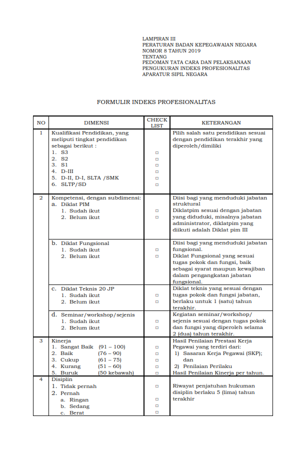 Tata Cara dan Pedoman Pengukuran Indeks Profesionalitas ASN - INFO ASN ...