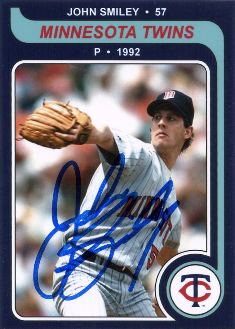 Minnesota Sports Autograph Project: JOHN SMILEY
