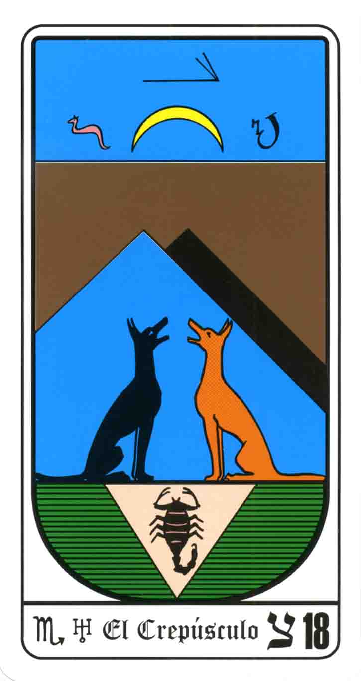 El Tarot Egipcio: Arcano 18 "EL CREPÚSCULO"