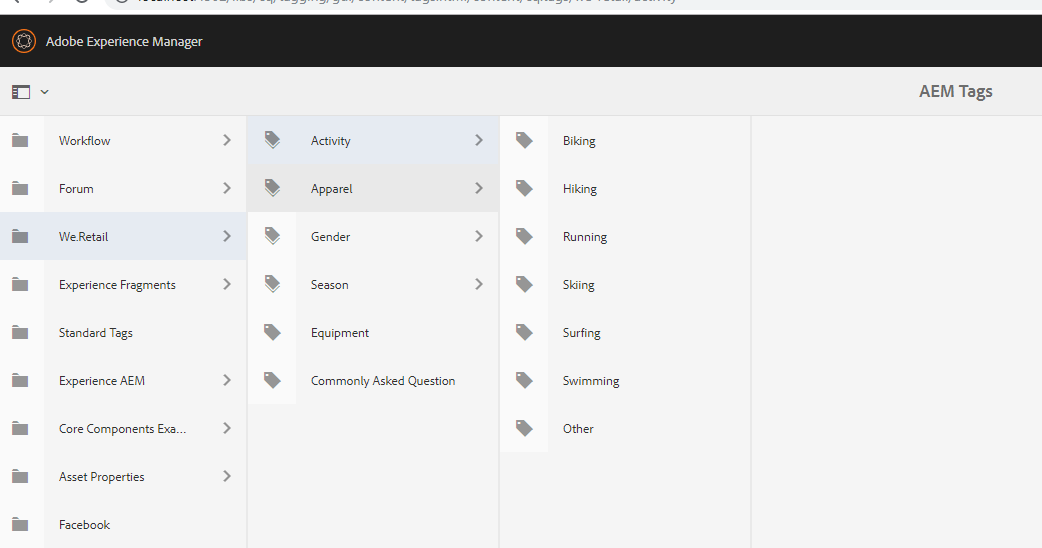 Experiencing Adobe Experience Manager (AEM, CQ): AEM 65 - Touch UI Sort ...