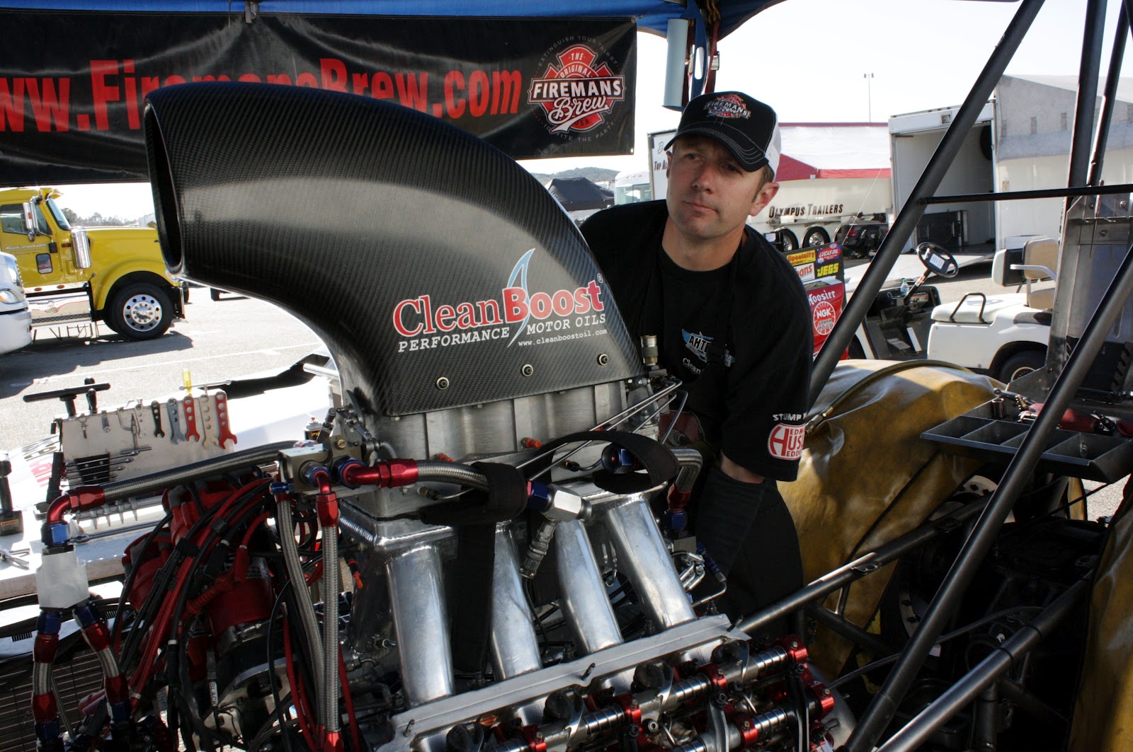 Haddock in the Paddock: Fire captain burning up the drag strip in Pomona