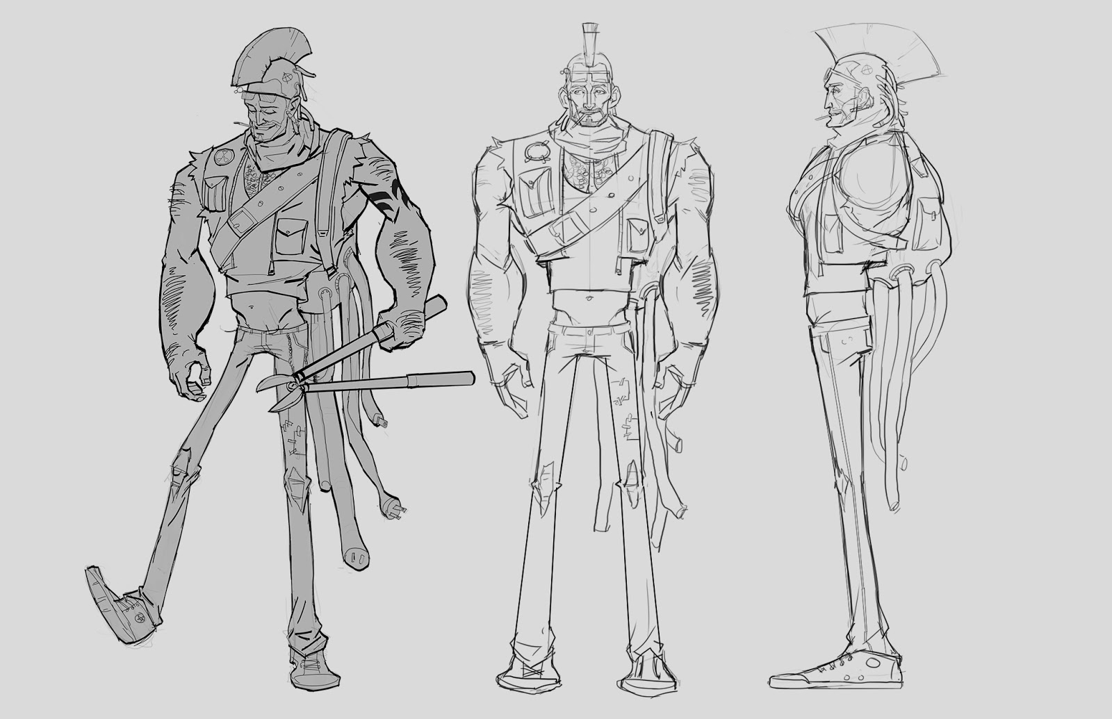Art of Chris Le : Harry Tuttle Character Redesign in the style of ...