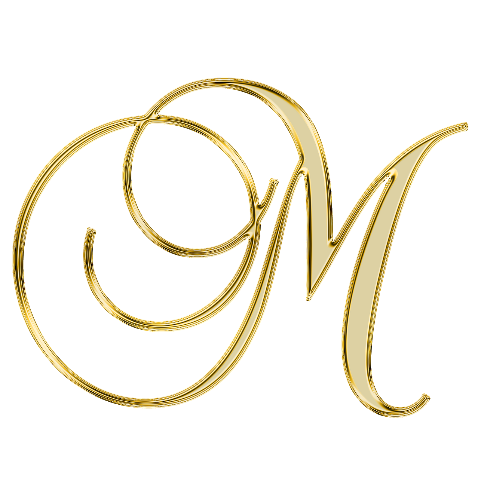 Stylish M Letter Wallpaper - Birthday Letter