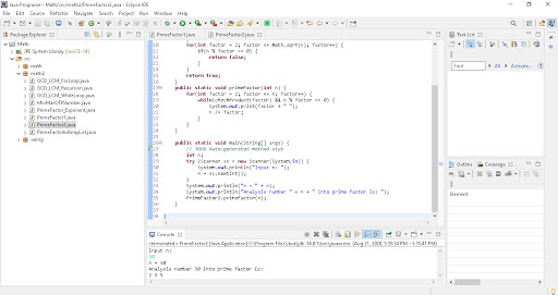 Prime Factor In Java (Warning This Is not "Simple") 😂😂😂