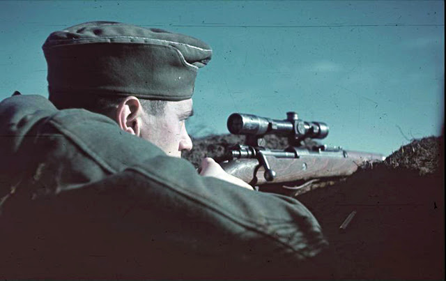 World War II in Color: A German Sniper in Stalingrad
