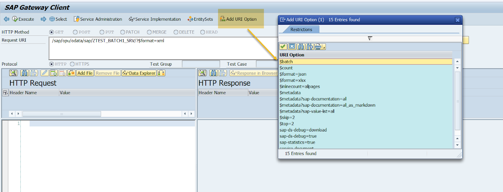 SAP ABAP Central: Batch Call Processing in SAP NetWeaver Gateway
