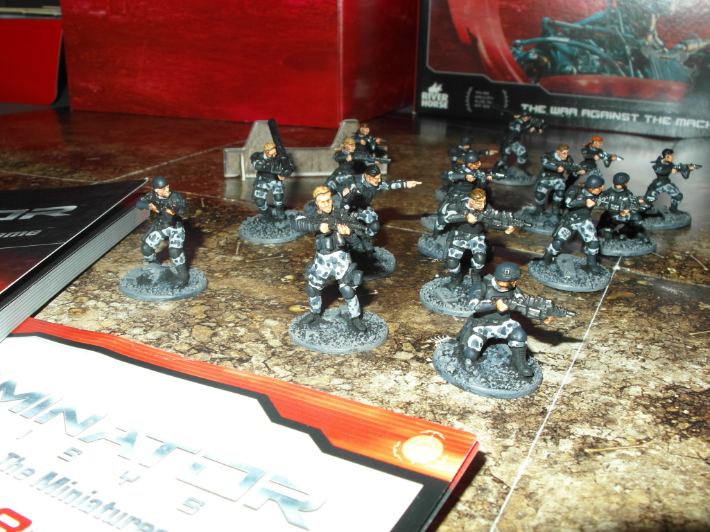 Dave's Gaming Place: Terminator Genisys Miniature Game - painted and ...