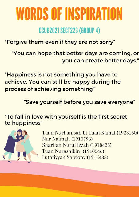 Usrah Budi 2 Poster 'Words of Inspiration'