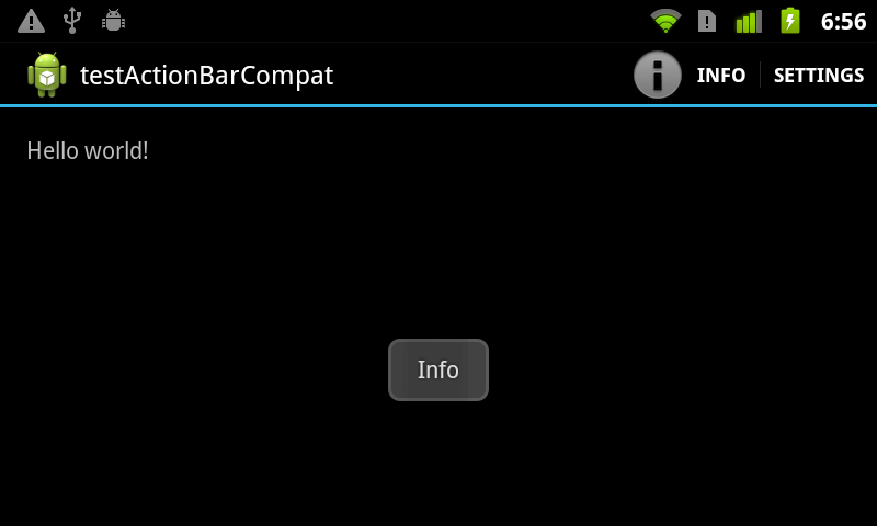 Android Er Handle Onoptionsitemselected For Actionbarcompat
