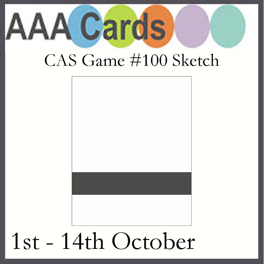 AAA Cards: CAS Game #100 - Sketch