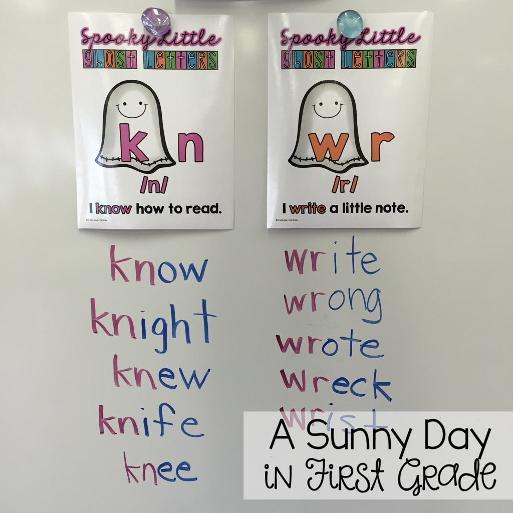 Silent Letters KN, WR, GN, MB | A Sunny Day in First Grade