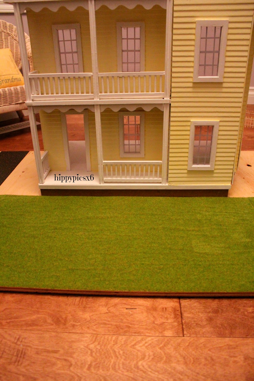 Our Little Cottage in the Big Woods: Dollhouse Update: Landscaping.