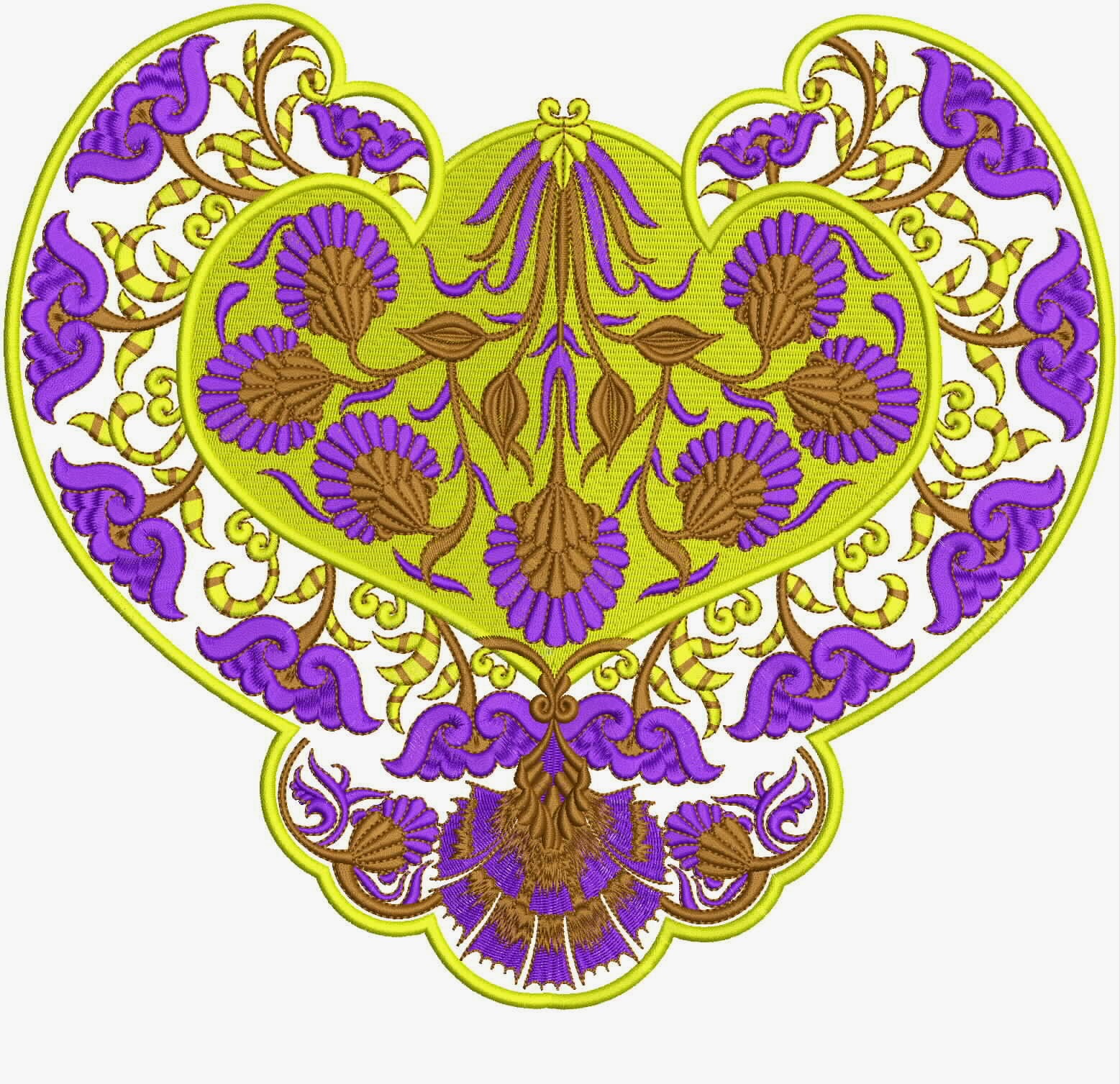 EmbDesignTube: Colorful Embroidered Patches Designs