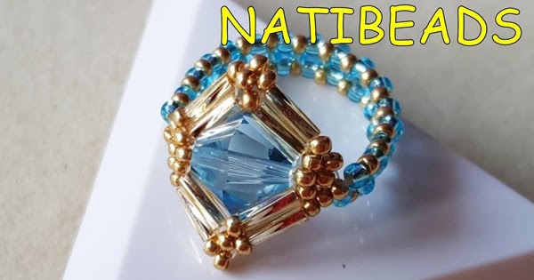 Beaded Ring Tutorial Uses Bugle Beads! / The Beading Gem