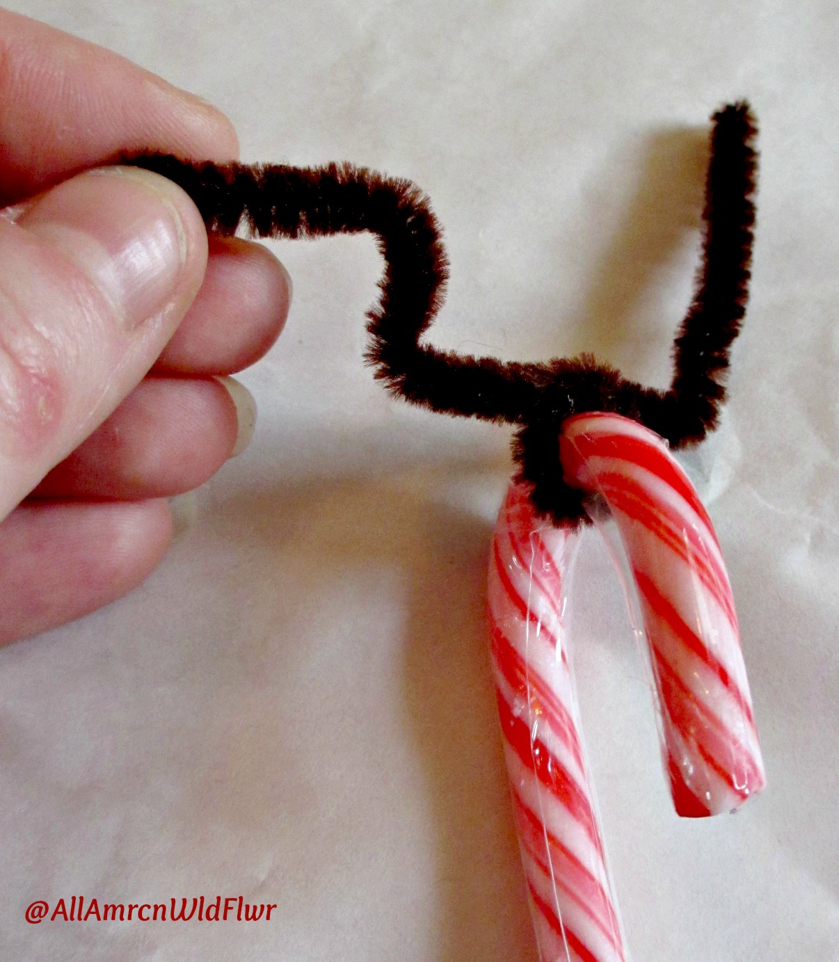 Beholden To None: Make Something Monday, 121012: Candy Cane Reindeer