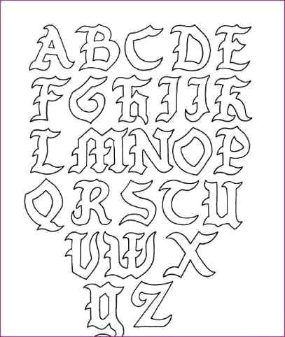Cool Letters Alphabet To Draw - Birthday Letter