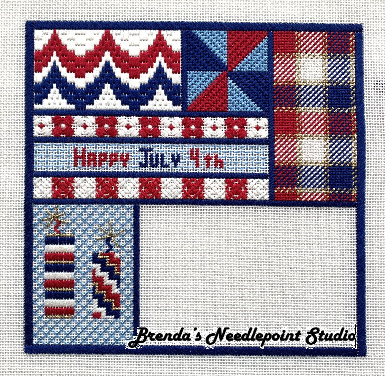 Brenda's Needlepoint Studio: Hooray for the Red, White & Blue - Updated ...