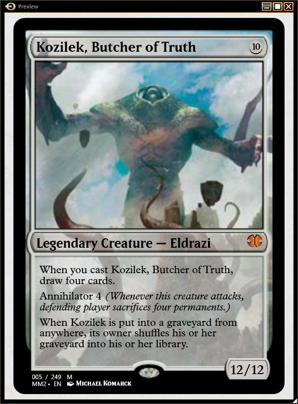 Magic the Gathering Adventures: Old and New Eldrazi Part 4: Colorless ...