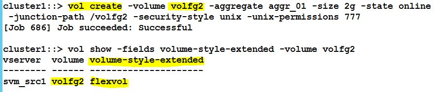 Remote Infrastructure Management: NetApp ONTAP 9.7 - Converting FlexVol ...