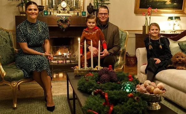 Swedish Crown Princess Family released a First Sunday of Advent greeting
