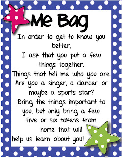 Mrs. Heeren's Happenings: "Me Bags" - First Day of School