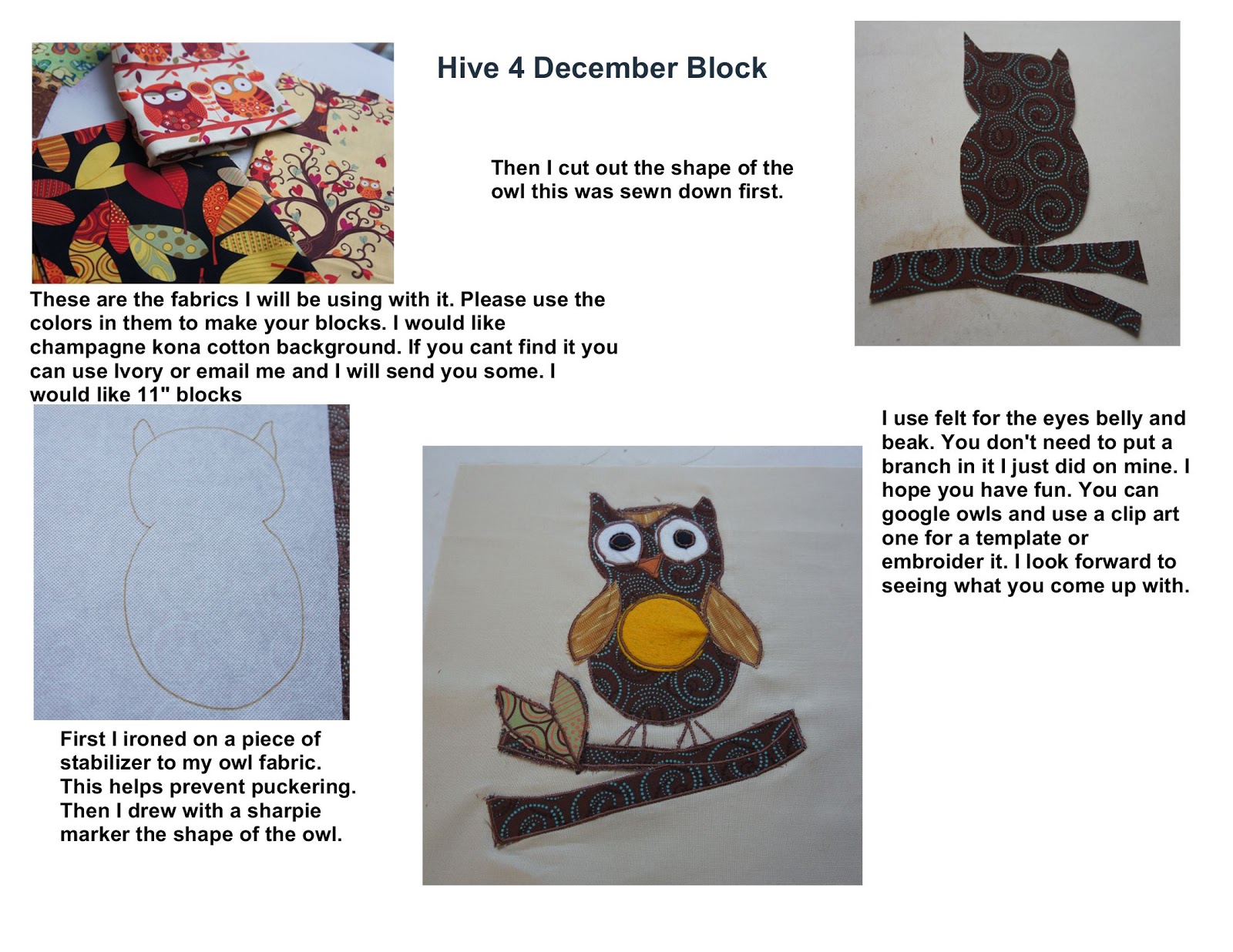 Stash Bee: Debbie's Hive 4 Block