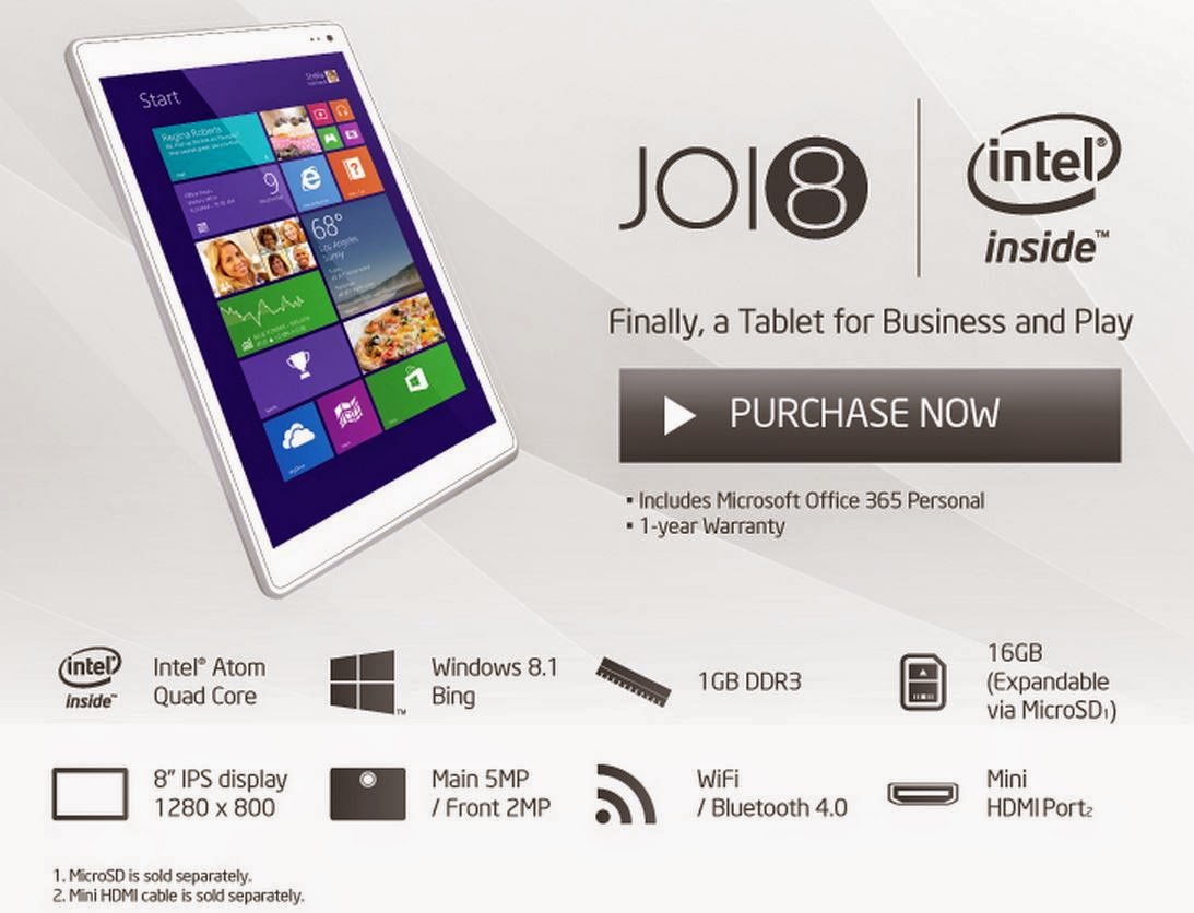 The JOI 8, the first Malaysian-branded tablet, is officially launched ...