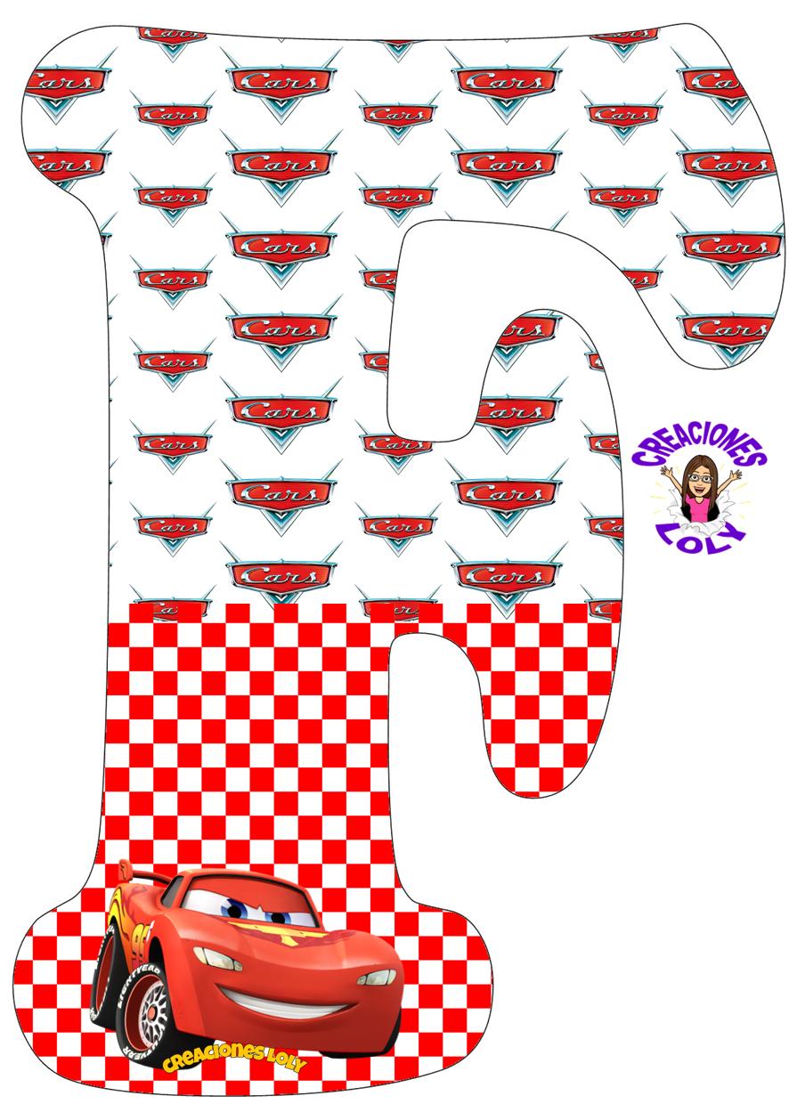 Creaciones Loly: Abecedario Alfabeto Completo Español Cars