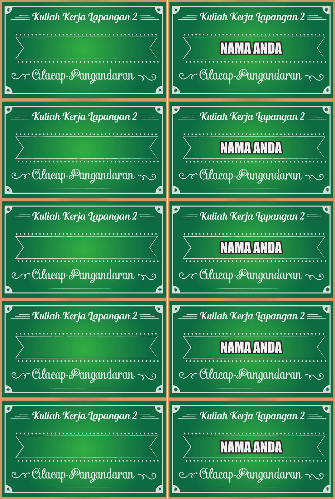 Desain/Template Cocard Saku