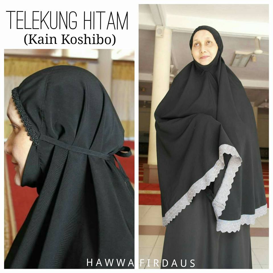 KELENGKAPAN HAJI DAN UMRAH: TELEKUNG HITAM KOSHIBO