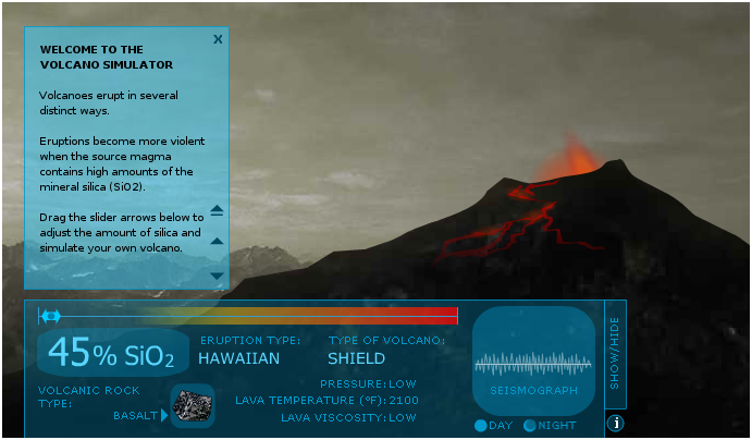 Earth Learning Idea: Volcano simulator