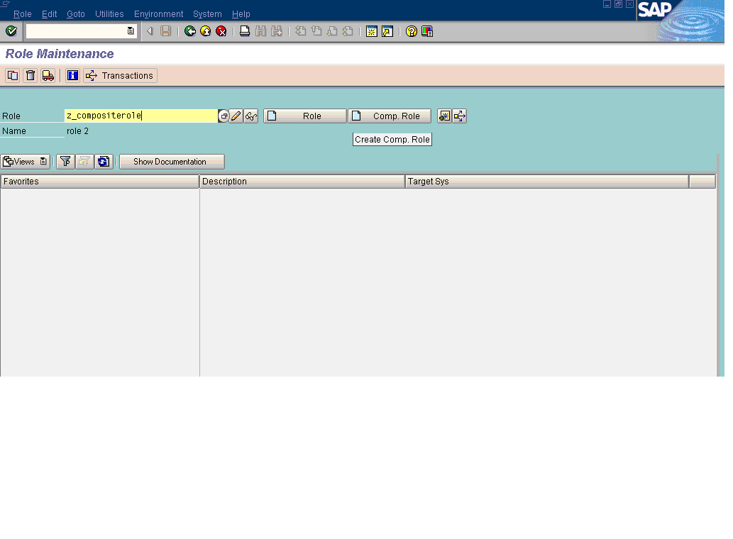 Composite Role Creation In Sap Pfcg Terraligno