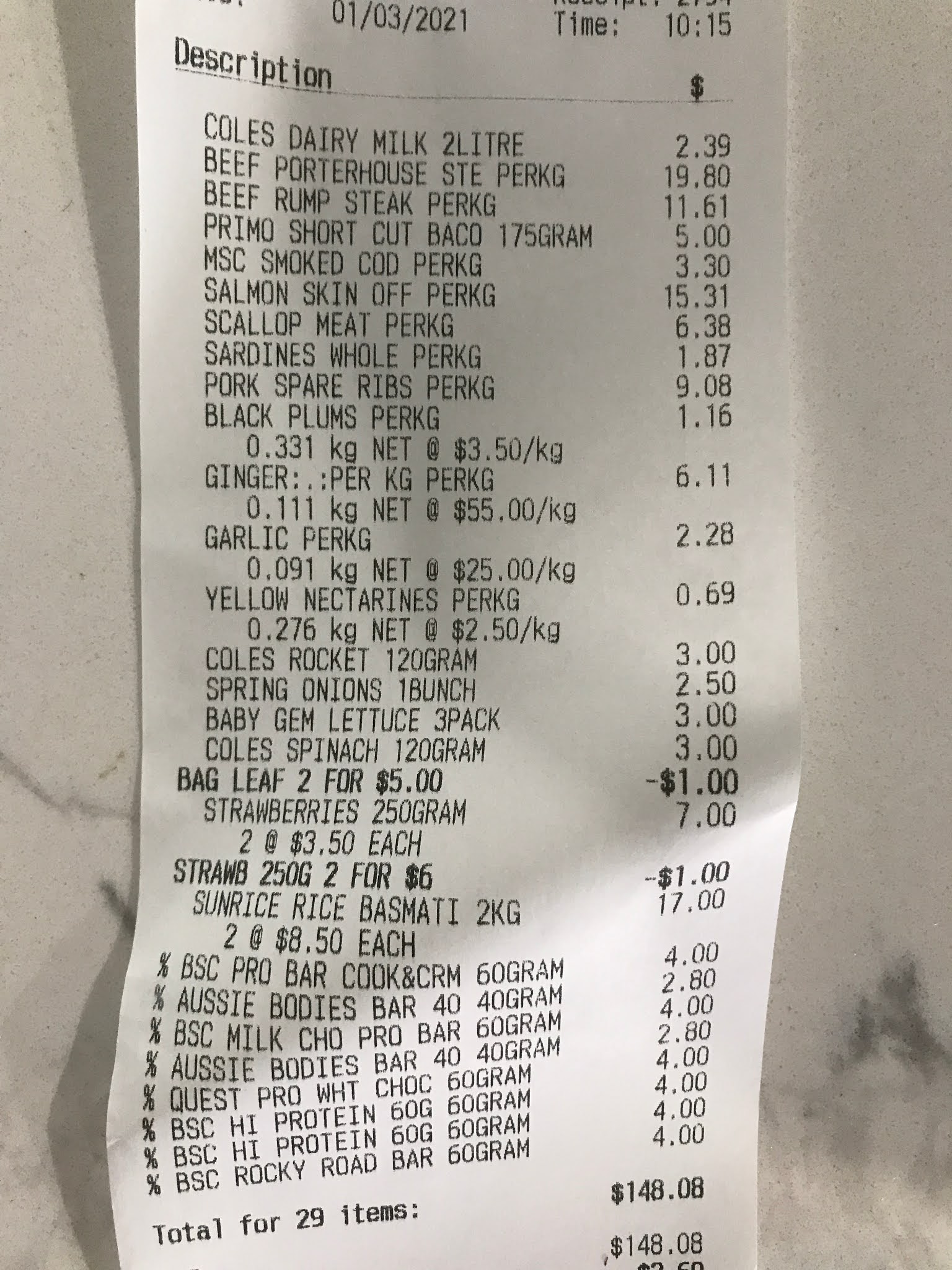 Happy Antipodean: Grocery shopping list for March 2021