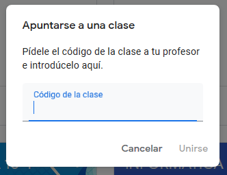 GRADO ONCE: APUNTARSE A UNA CLASE DE CLASS ROOM DE GOOGLE