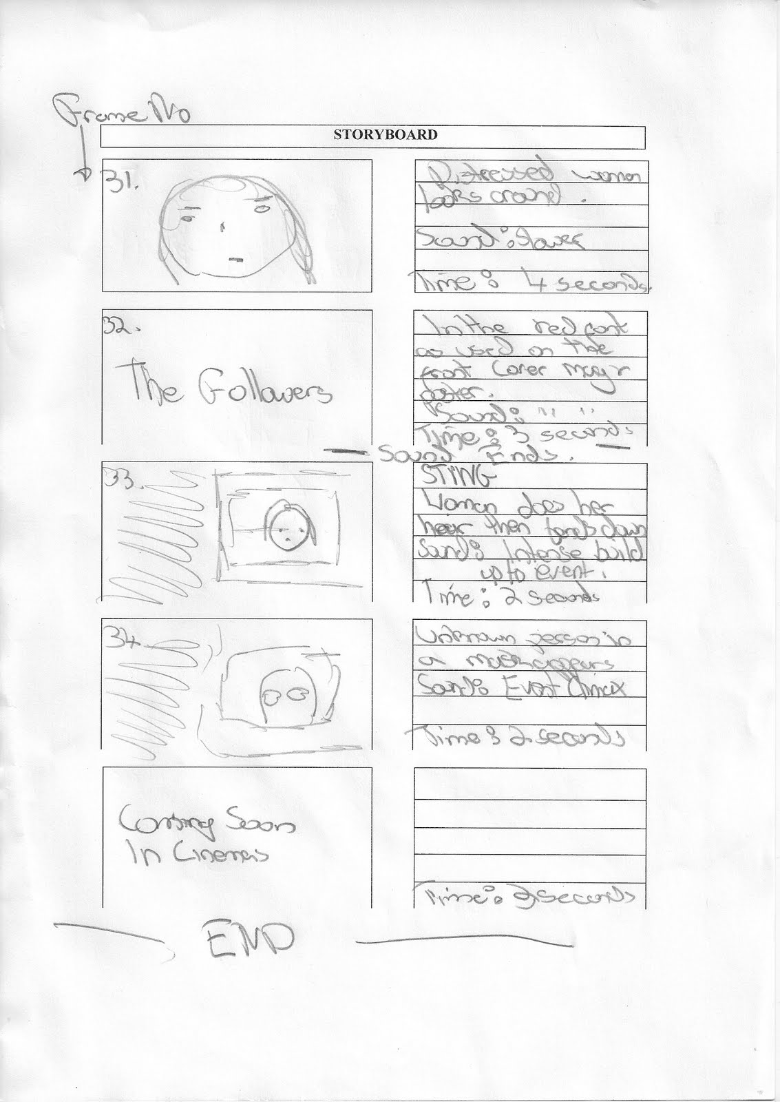 A2 Media A-Level Blog: Trailer Storyboard (Plan/Mock-Up)