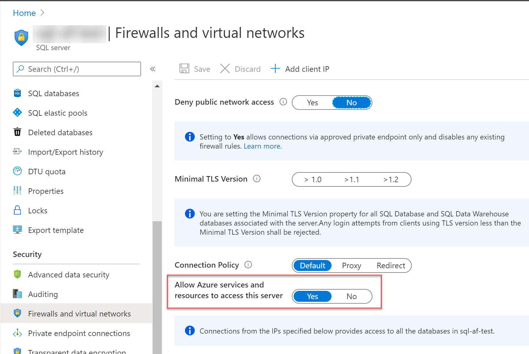 Chaminda's DevOps Journey with MSFT: Allow Azure Services on SQL Server ...