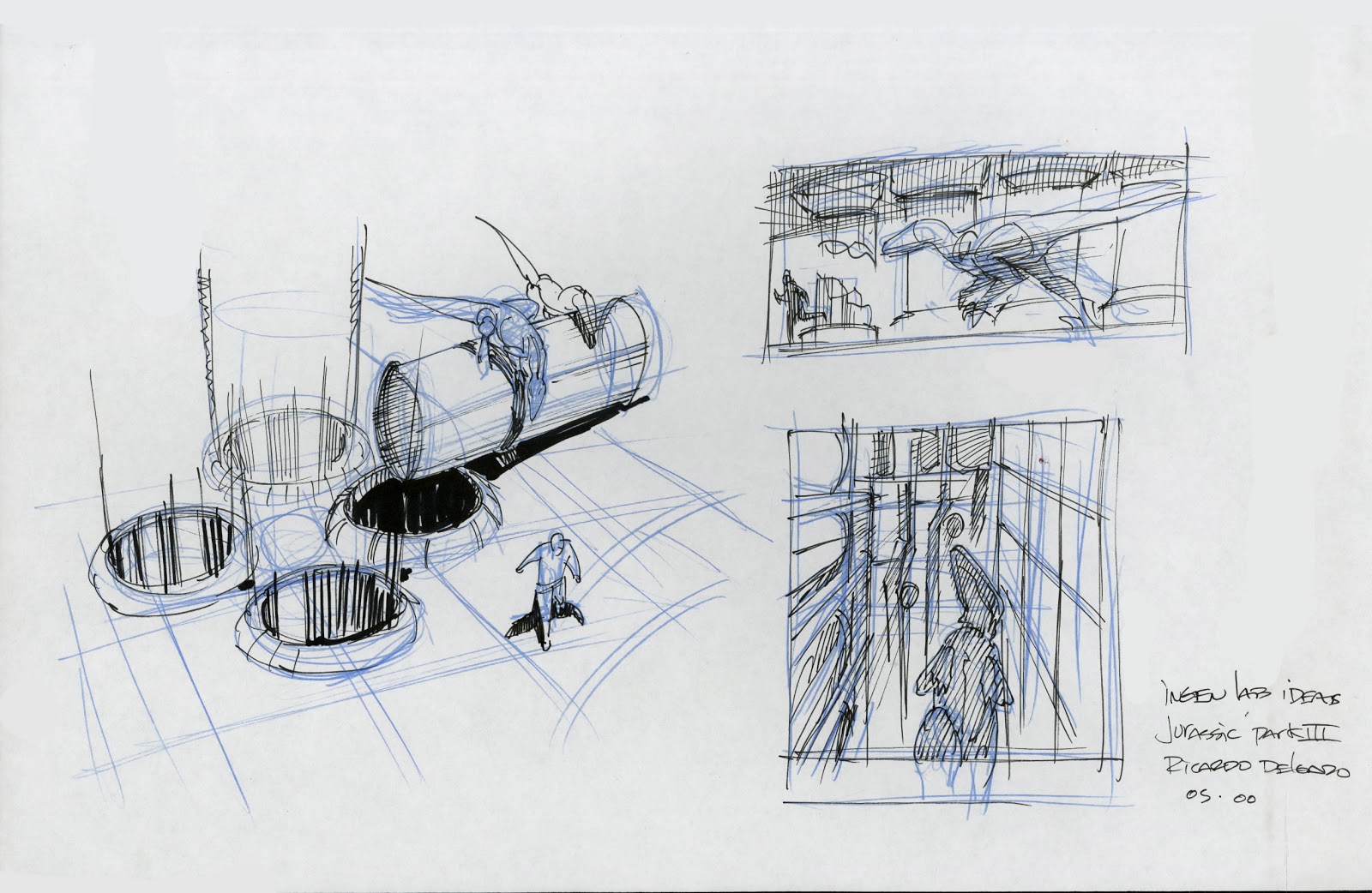 Ricardo Delgado's blog: Jurassic Park 3- Ingen lab ideas