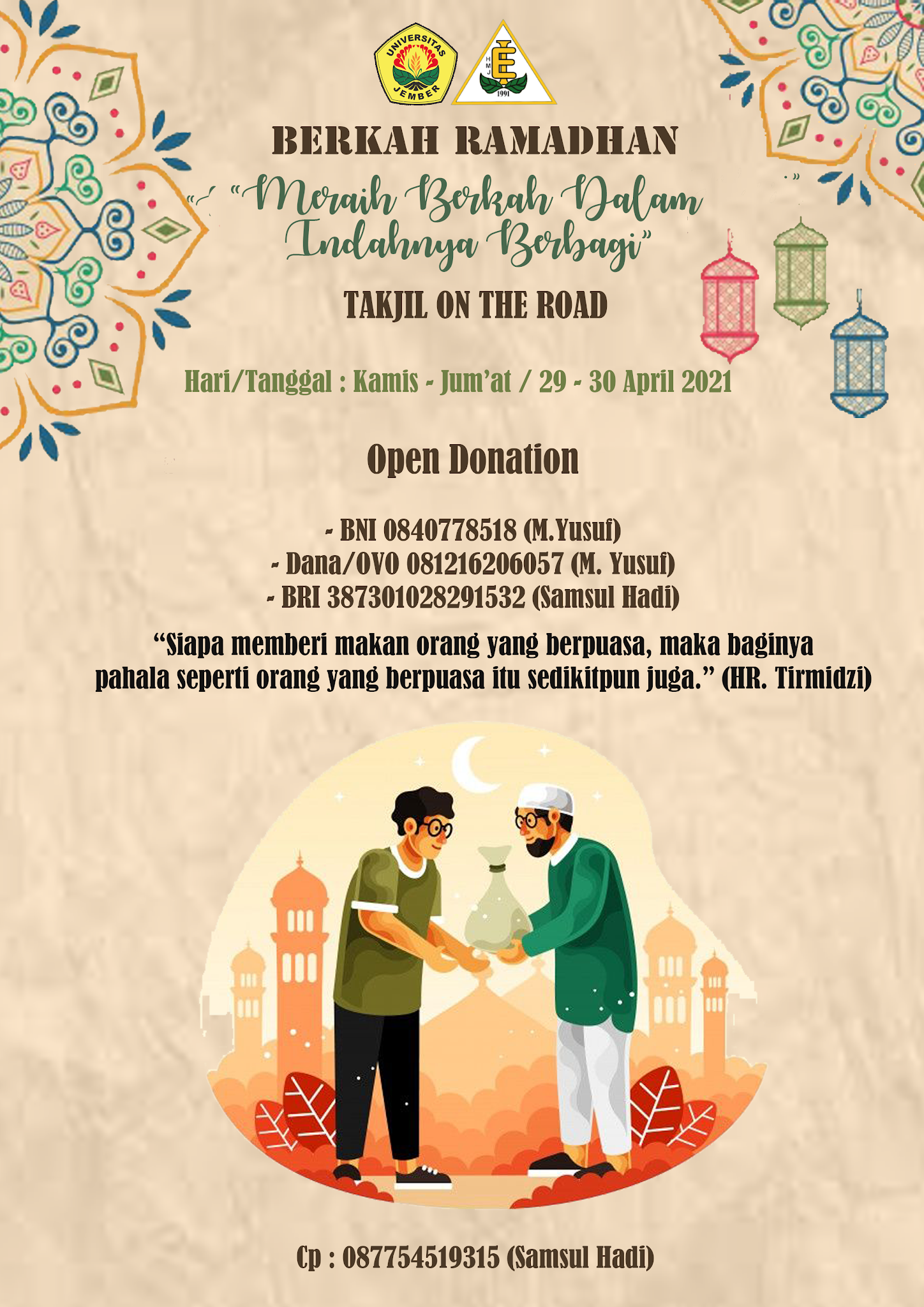 Berkah Ramadhan (Takjil On The Road) 2021