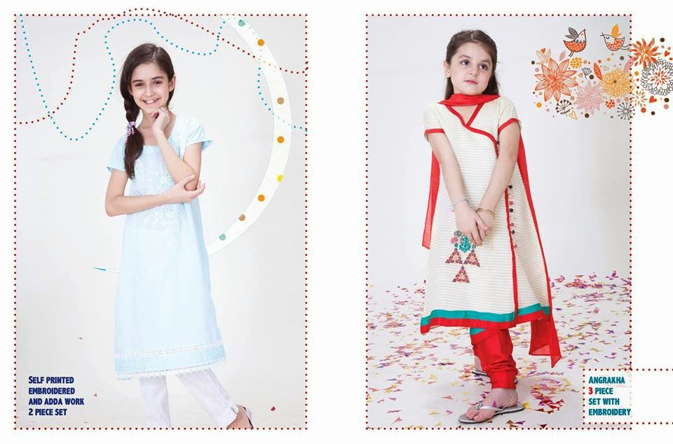 Nishat Linen Kids Eid Collection 2014 | Summer Wear Dresses For Small ...