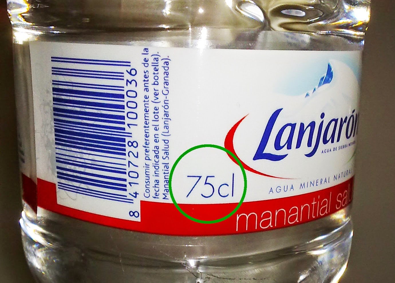 Aprobar Primaria: El centilitro