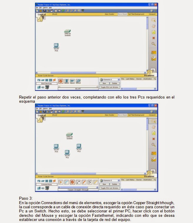 Instalacion y Configuracion de Aplicaciones y Servicios: Practica de Packet Tracer