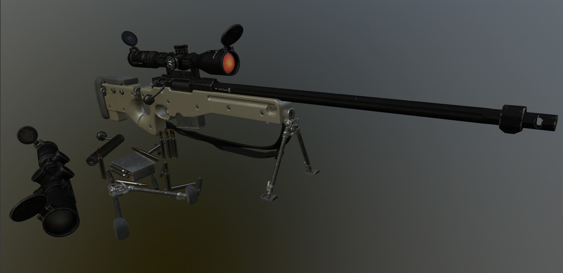 Accuracy International AWM (Arctic Warfare Magnum/AI-Arctic Warfare ...