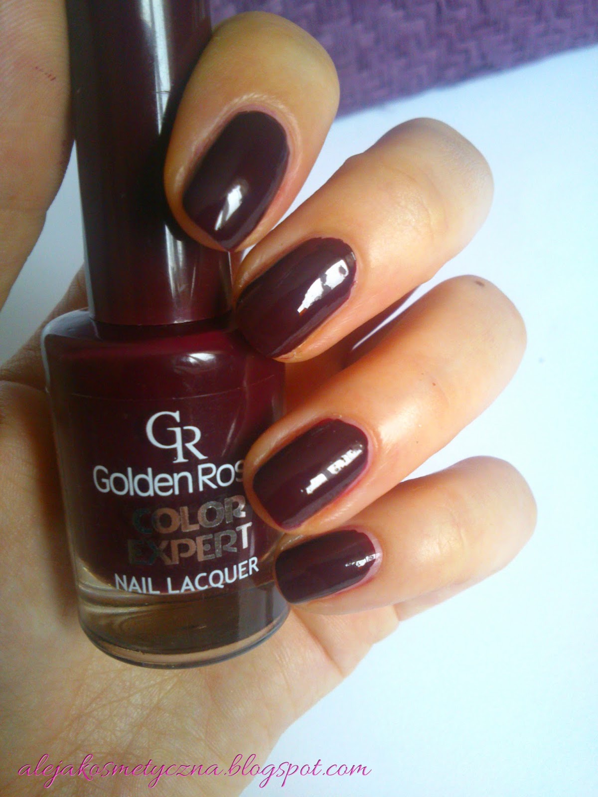 Golden Rose Color Expert - jesienne bordo na paznokciach | PREZENTACJA ...