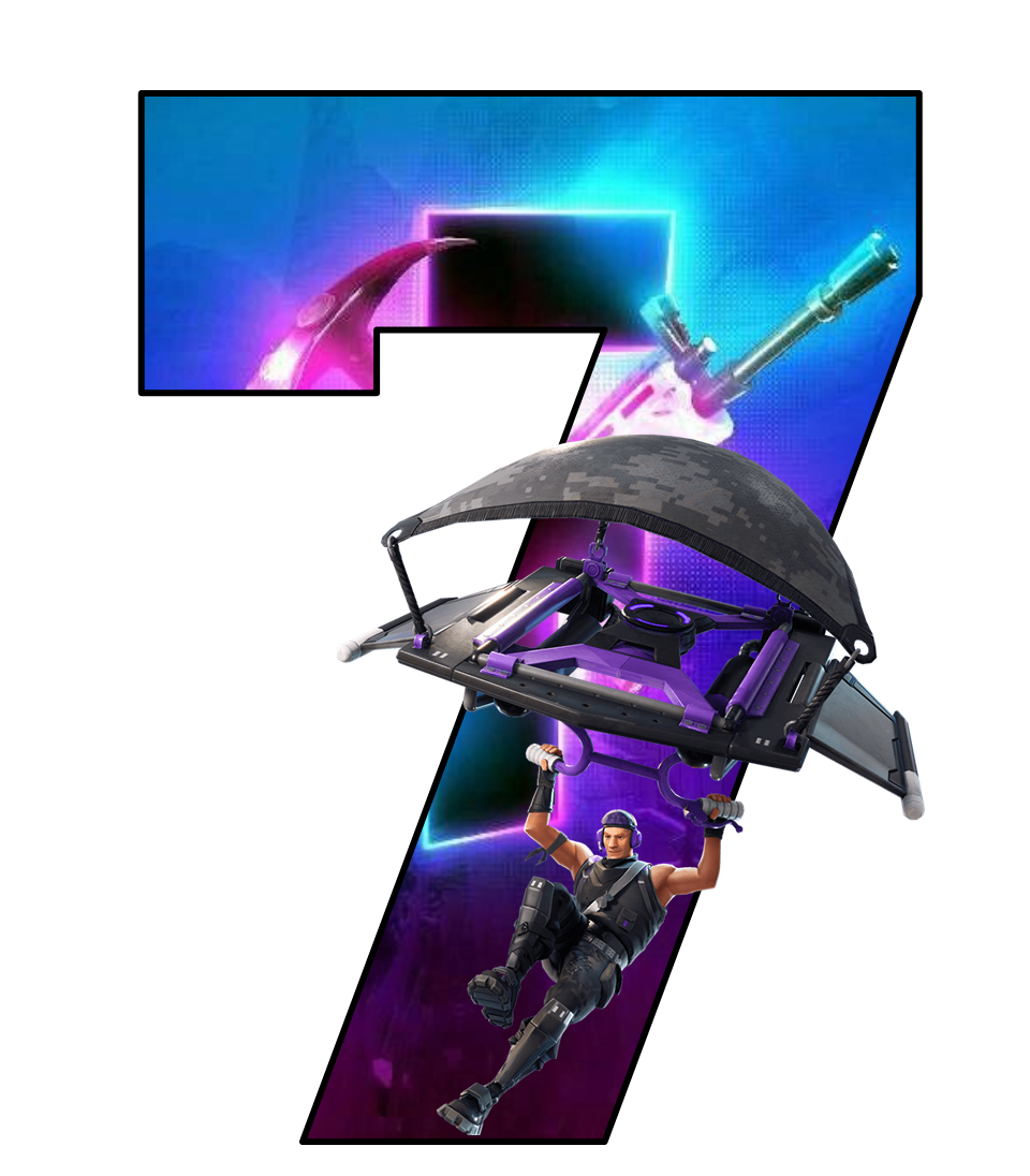 Kits imprimibles gratis : Números Fortnite