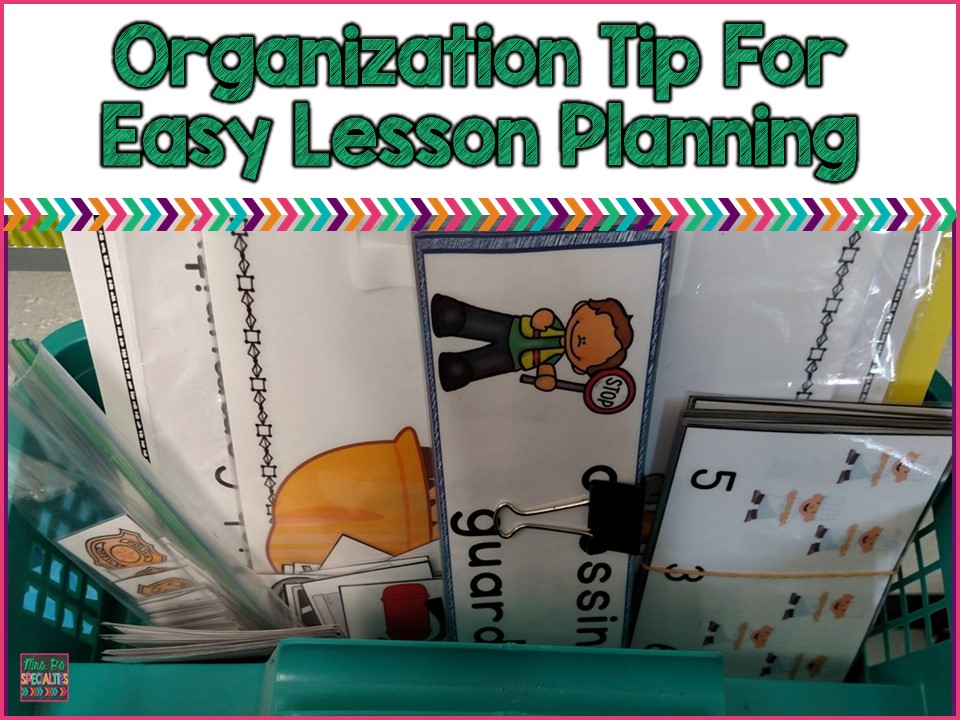 Organization For Easy Planning · Mrs. P's Specialties