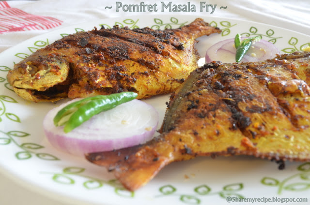 Share My Recipe: Pomfret Masala Fry