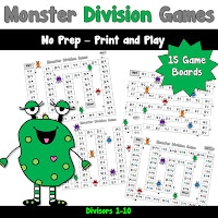 Free Monster Division Game | Teacher's Take-Out