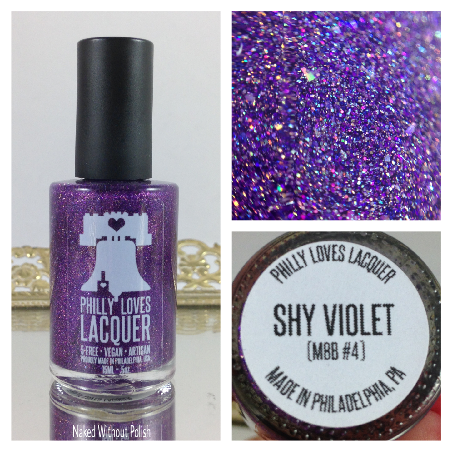 Magic 8 Box July 2016 Swatch and Review - Naked Without Polish